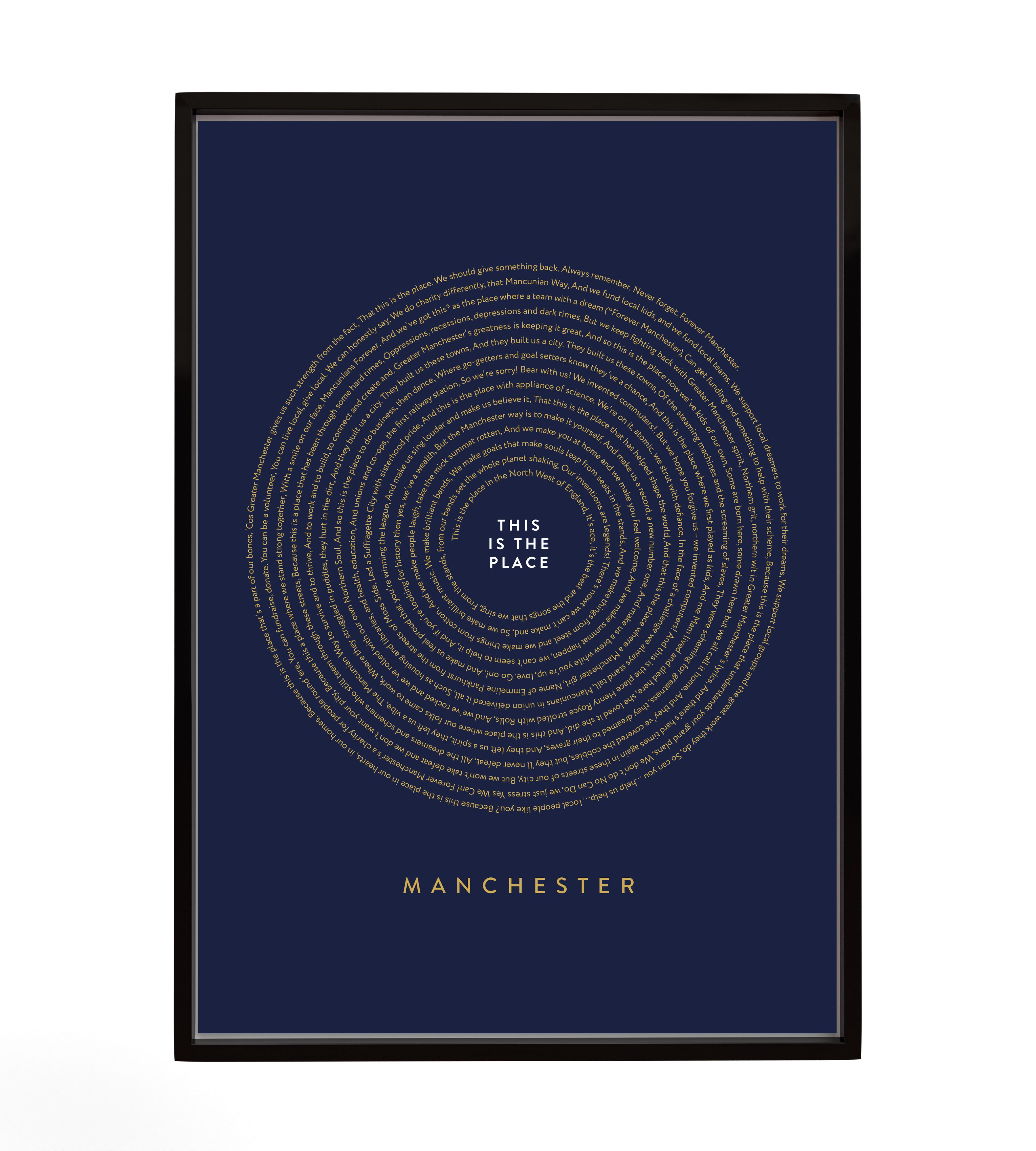 Custom Vinyl This is The Place A3 Print
