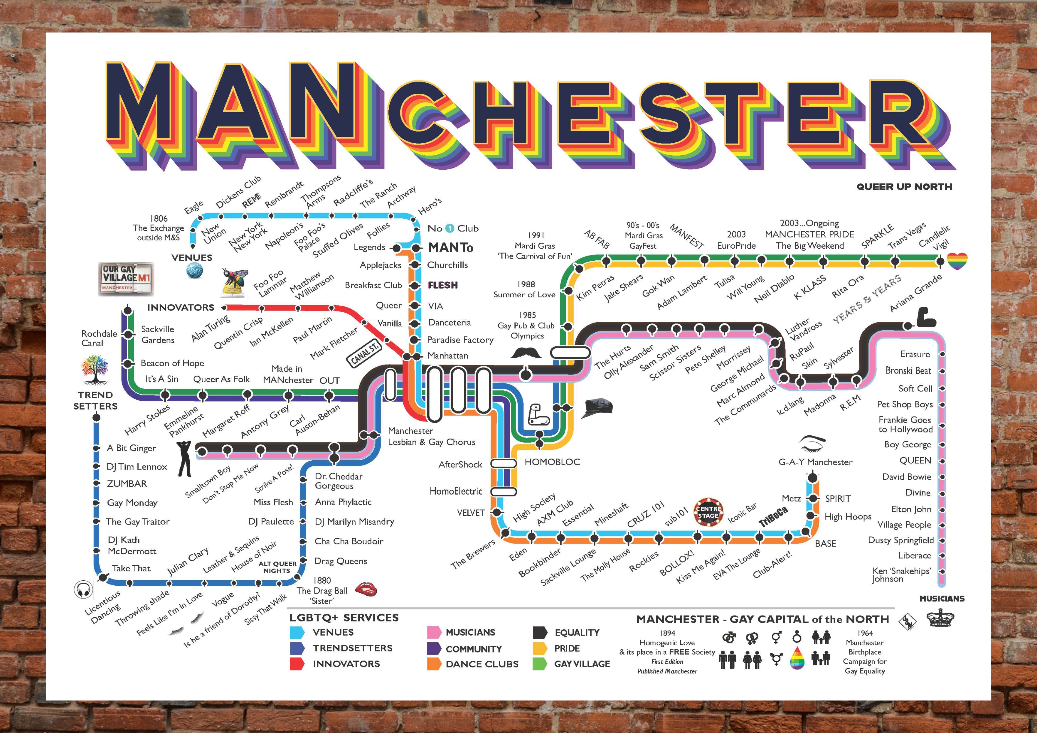 MANchester Map by JS Willis